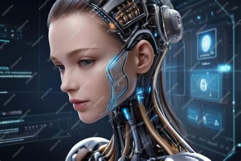 premium photo ai artificial intelligence concept deep learning gui