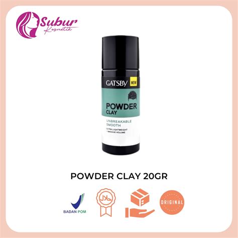 Jual Gatsby Powder Clay Unbreakable Smooth Hair Styling Powder 20gr