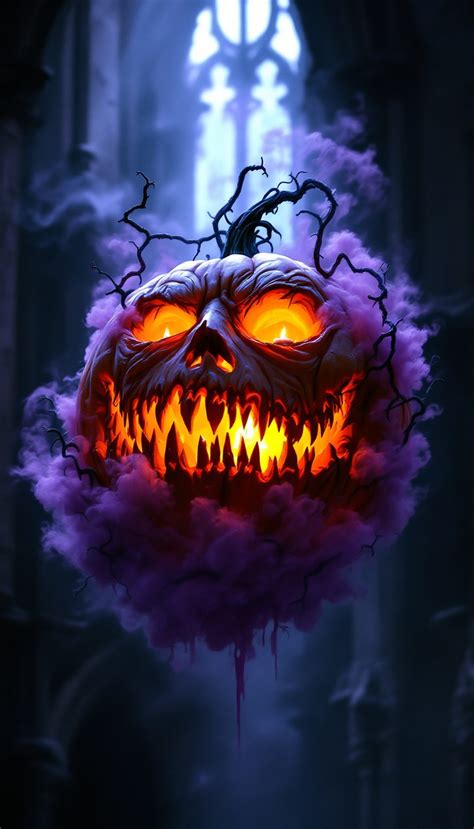 Free Glowing Gothic Pumpkin Image Pumpkin Gothic Halloween