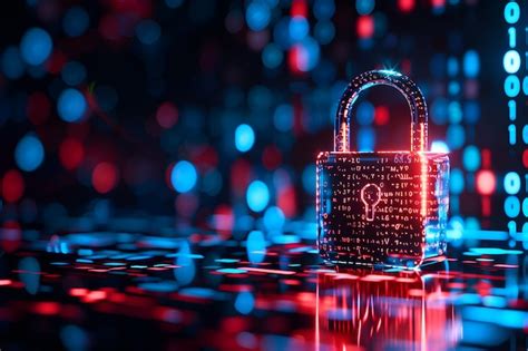 Premium Photo Lock With Digits Data Security Cybersecurity Cyber