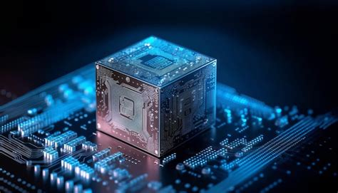 Premium Ai Image Ai Processor Chip Of Cube Technology Artificial