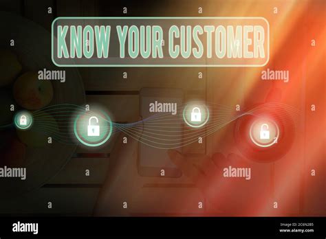Writing Note Showing Know Your Customer Business Concept For The Idea Of Business