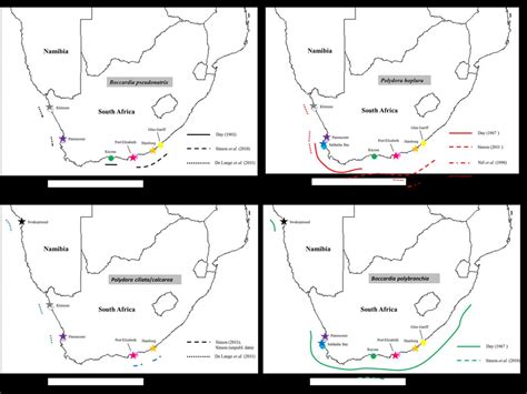 1 The Distribution Ranges Of The Three Main Oyster Shell Infesting