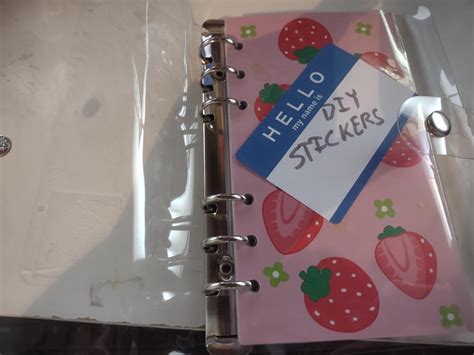 Made A 5 Six Ring Binder Into A Sticker Book Rsticker