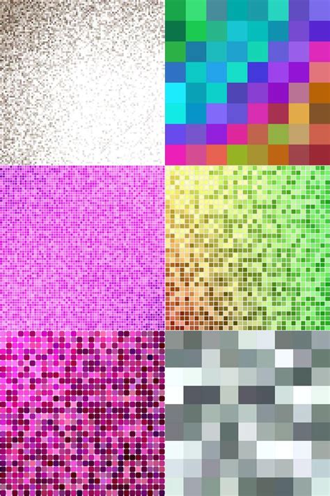 Colorful Square Mosaic Tile Pattern Background Collection 99 Vector Backgrounds Eps 