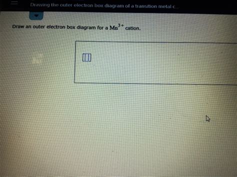 Solved Drawing The Outer Electron Box Diagram Of A