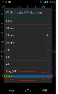 Android Why Does ListView Stays Above TextView In ListPreference