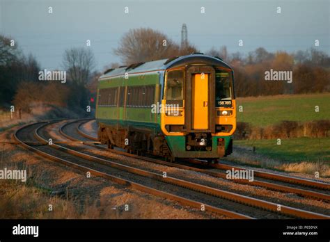 A Central Trains Class 158 Dmu At Rearsby In The Leicestershire