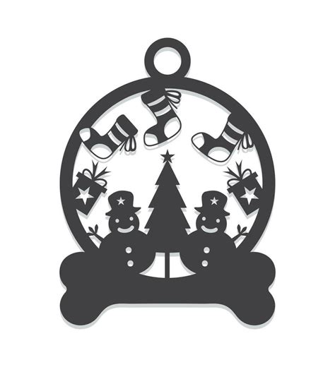Christmas Ornament Decoration Vector Collection With Christmas Ball