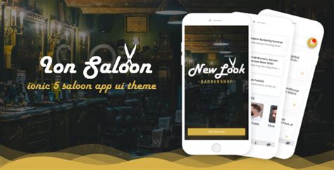 Codemarket Ion Saloon Ionic 5 Barbershop Ui Theme