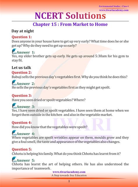 Ncert Solutions For Class 4 Evs Chapter 15 In Hindi And English Medium