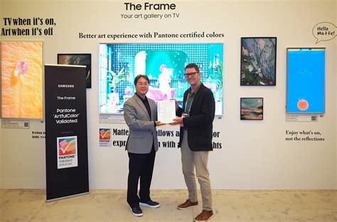 2024 The Frame Receives First Pantone ® Validated Artfulcolor
