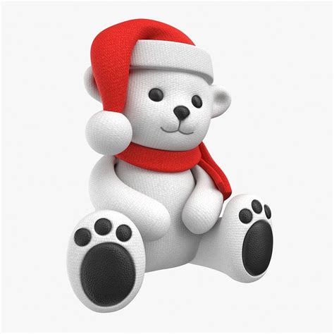 흰 곰 3d 모델 49 Max Obj Gltf Ma Upk Unitypackage C4d Fbx Usdz Free3d