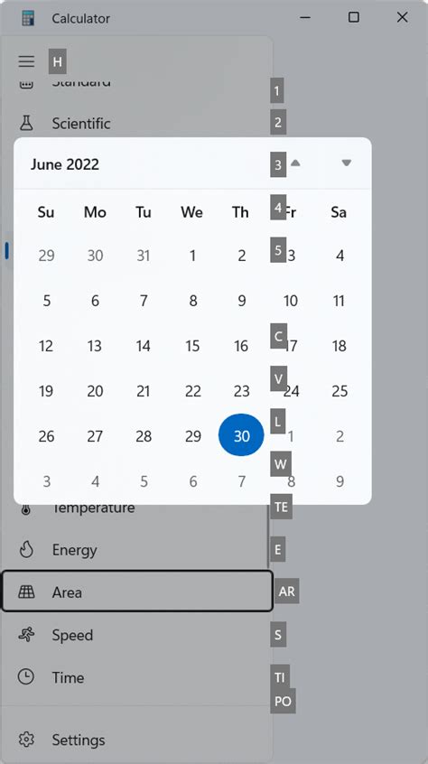 Access Key Transfers Focus In Date Calculation Mode · Issue 1860 · Microsoft Calculator · Github