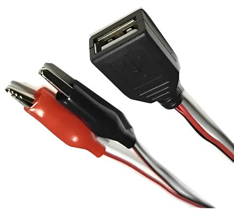ᐉ Кабель Usb Крокодили провід живлення 60 см • Краща ціна в Києві