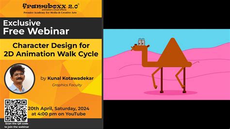 Webinar Character Design For 2d Animation Walk Cycle Frameboxx 2 0