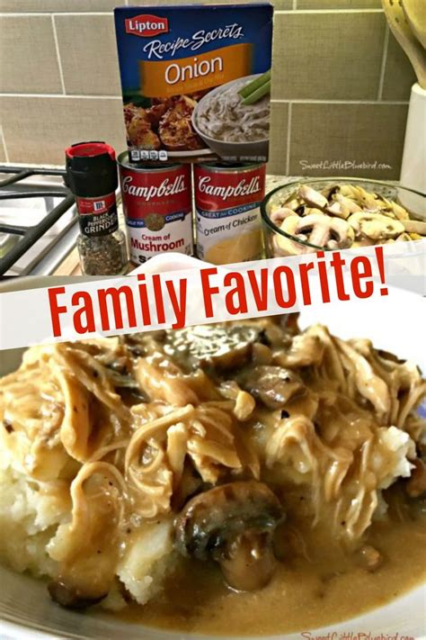 Easy Slow Cooker Smothered Chicken Pinterest