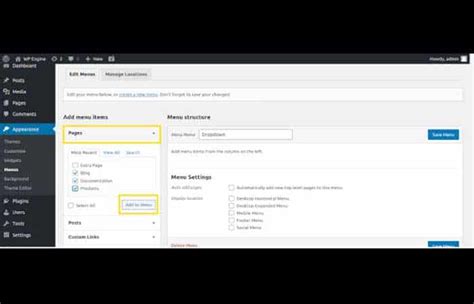 Cómo Crear Un Menú Desplegable En Wordpress