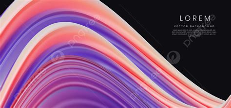 Abstract Colorful Wave Lines On Black Background Cover Curve Dynamic Background Image And
