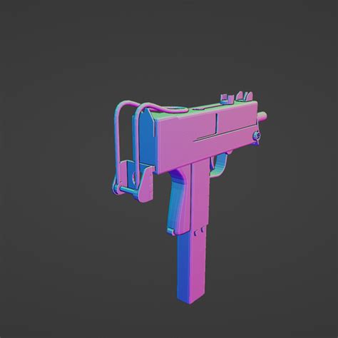Stl File Mac 11 Submachine Gun 🔫 Obj ・model To Download And 3d Print・cults