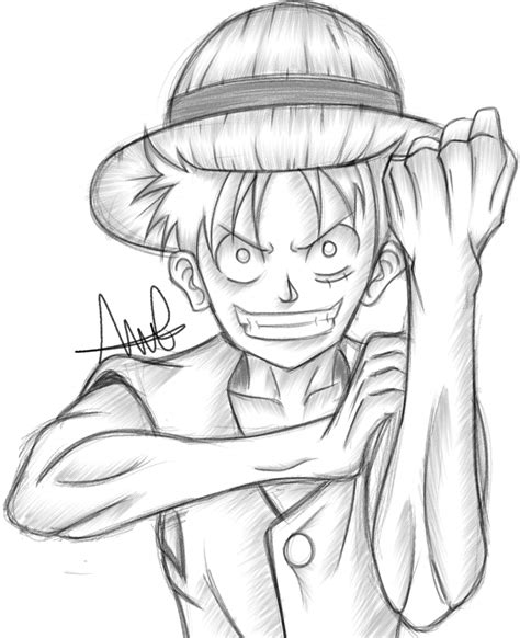 Monkey D Luffy Drawing ♧anime♧ Amino