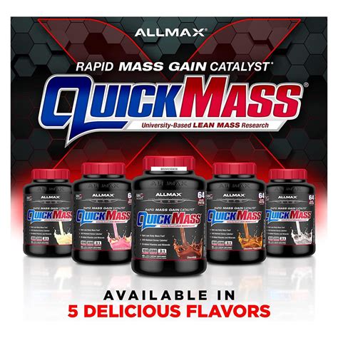 Allmax Quickmass 60g Protein And 1010 Calories For Rapid Gains