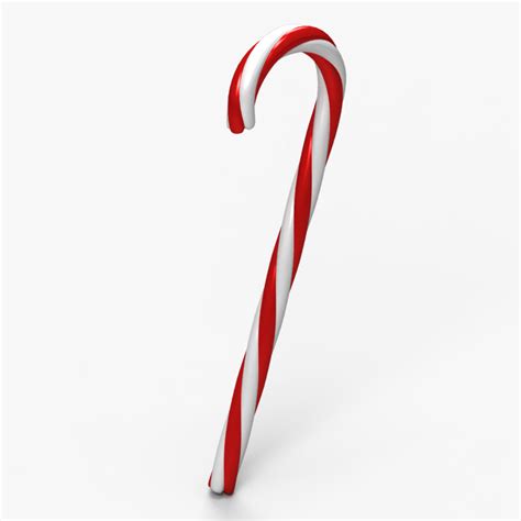 3d Candy Cane Model