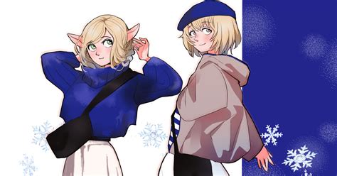 Delicious In Dungeon Marcille Falin ダン飯ファッション 青 Pixiv