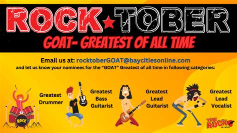 Rocktober Nominations Are Open Bay Cities Radio