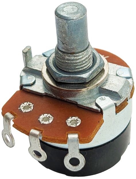 12w 10k Ohms Potentiometer With Switch Single Turn Round Shaft Pan