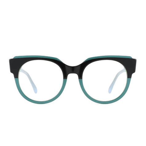 Ryan Round Green Glasses