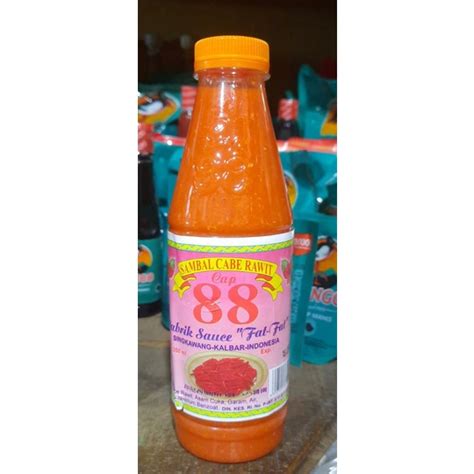 Jual Sw Sambal Cabe Rawit Cap 88 Khas Singkawang Kalimantan Shopee