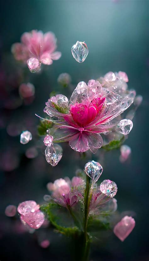 粉红色的花 全部作品 Ai绘画 素材集市