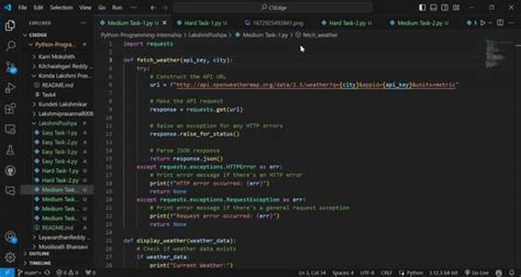 Kaja Lakshmi Pushpa On Linkedin Pythonprogramming Weatherapp Csdge