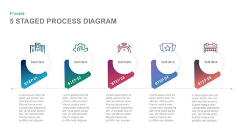 Staged Process Diagram PowerPoint Template And Keynote Slide