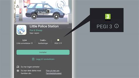 Pegi Viser Aldersgrenser I Spill Og Apper Barnevakten