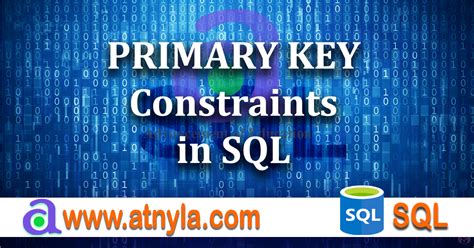 Mastering Primary Key Constraints In Sql A Complete Guide