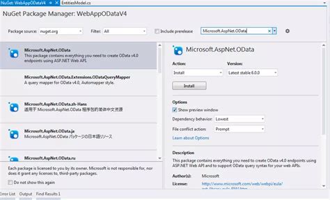 Query Trong Web Api Odata