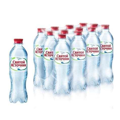 Святой Источник Вода Питьевая Газированная 12шт купить с доставкой по