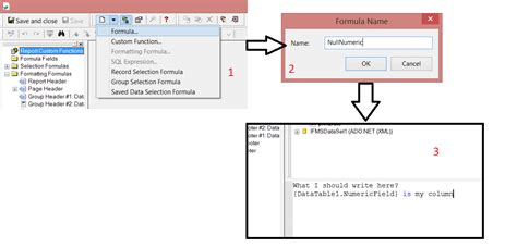 C Crystal Reports Formula How To Make Value Of A Numeric Field To
