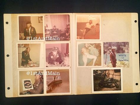 Hells Angels California Berdoo Photo Album 2 Pages Outlaw Colors