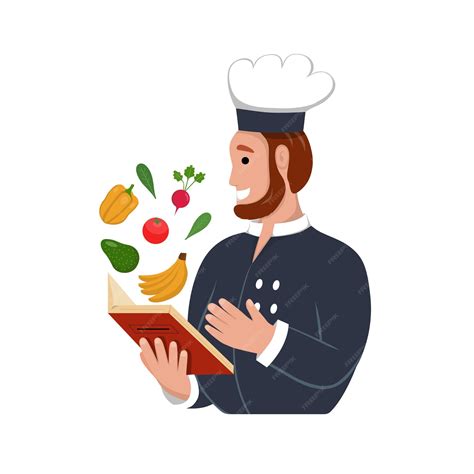 Illustrated Cookbook Covers Clipart