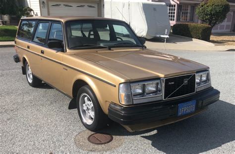 No Reserve Volvo 240 Turbo Wagon 4 Speed Woverdrive For Sale On Bat