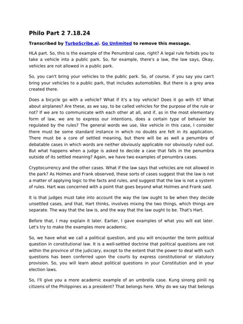 Philo Part 2 71824 Pdf Justice Crime And Violence