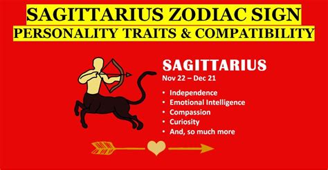 Sagittarius Zodiac Signs Personality Traits Love Compatibility More