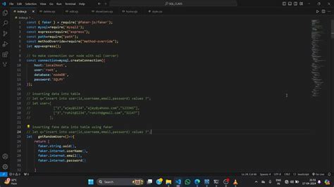 Suresh Singh On Linkedin Crud Operation With Mysql Database Using Nodejs