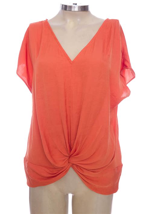 Blusa Color Naranja Naked Zebra Closeando