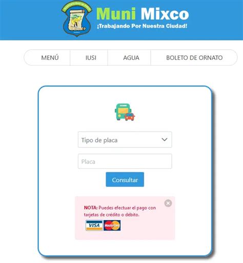 Multas Mixco de Tránsito Consulta y Pago en línea 2025
