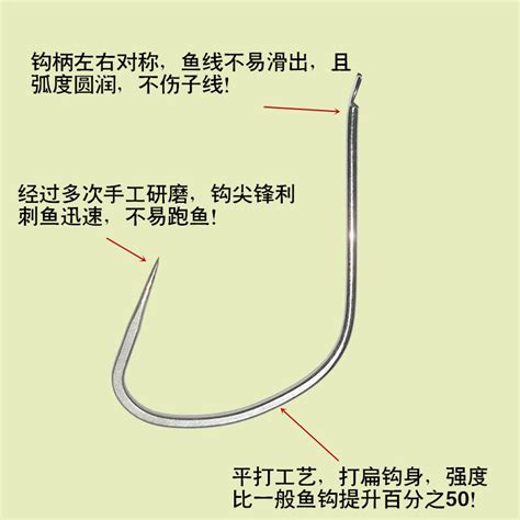 鲤角钩黑坑锚鱼钩大号锚草鱼鲢鳙大物锚钩特大矛鱼钩单钩挂鱼划钩 虎窝淘
