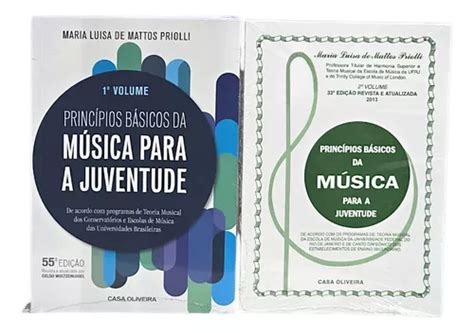 Kit Métodos Princípios Básicos Da Música Juvent Vol1vol2 Frete Grátis